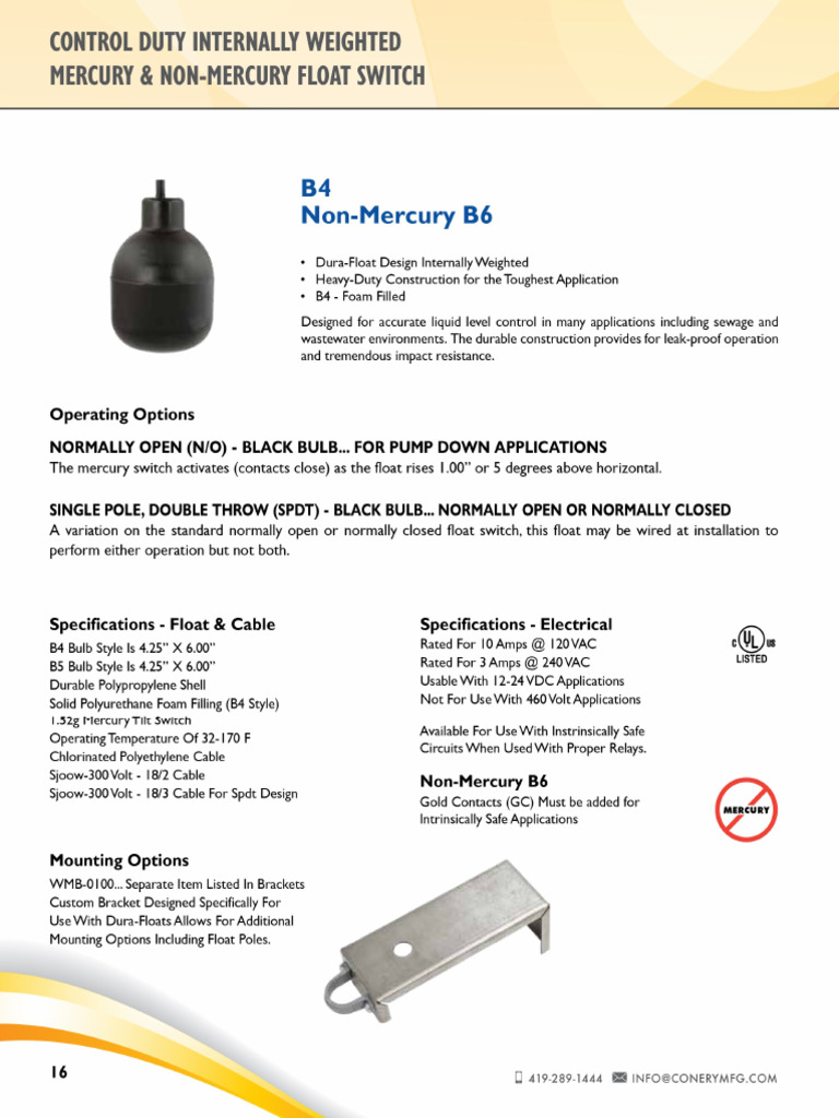 Conery - 2902 B6S2 20 | PDF
