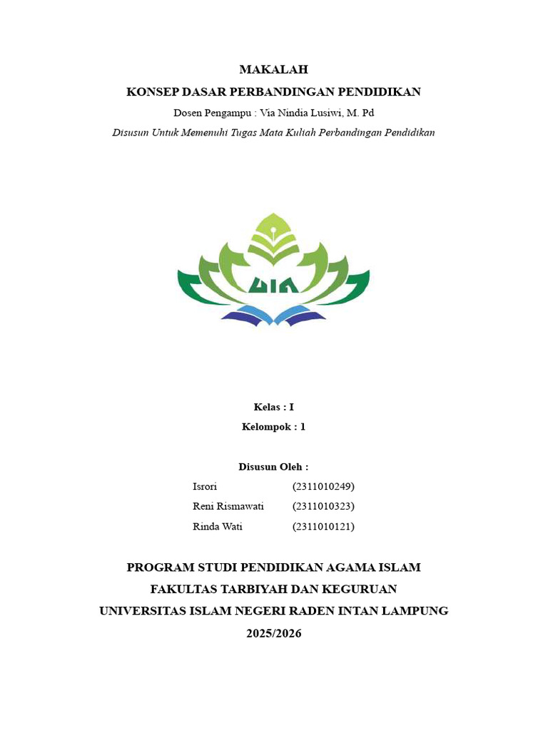 Makalah Perbandingan Pendidikan 1 | PDF