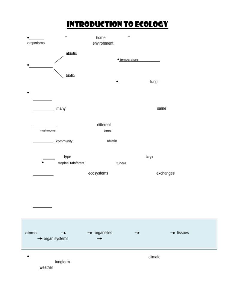 Intro To Ecology | PDF | Forests | Eutrophication
