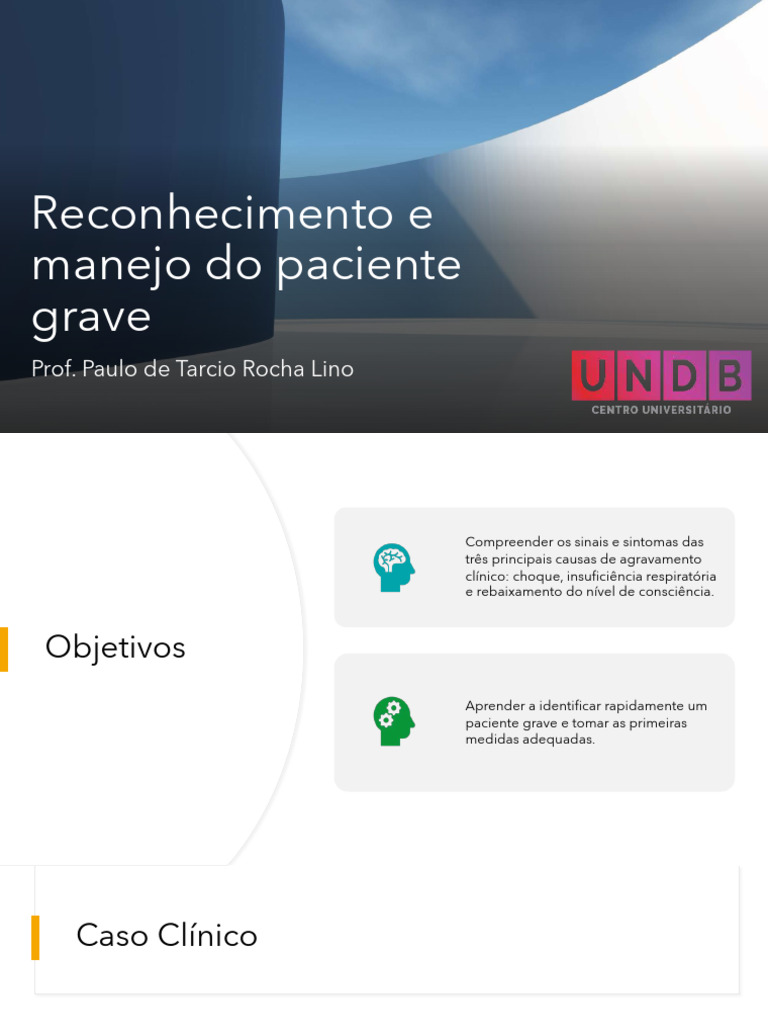 Manejo de Pacientes Graves: Choque e RNC | PDF | Choque (circulatório ...