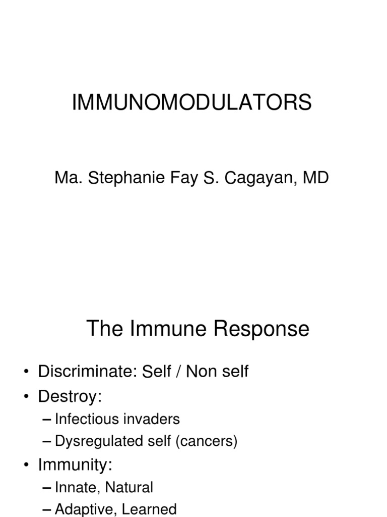 immunomodulators | Immune System | Drugs