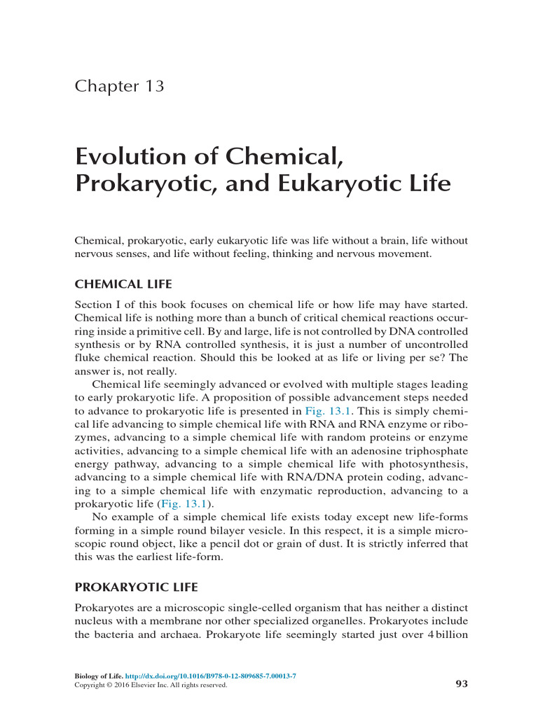 Evolution | PDF | Prokaryote | Cell (Biology)