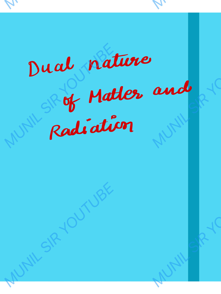 Dual Nature | PDF