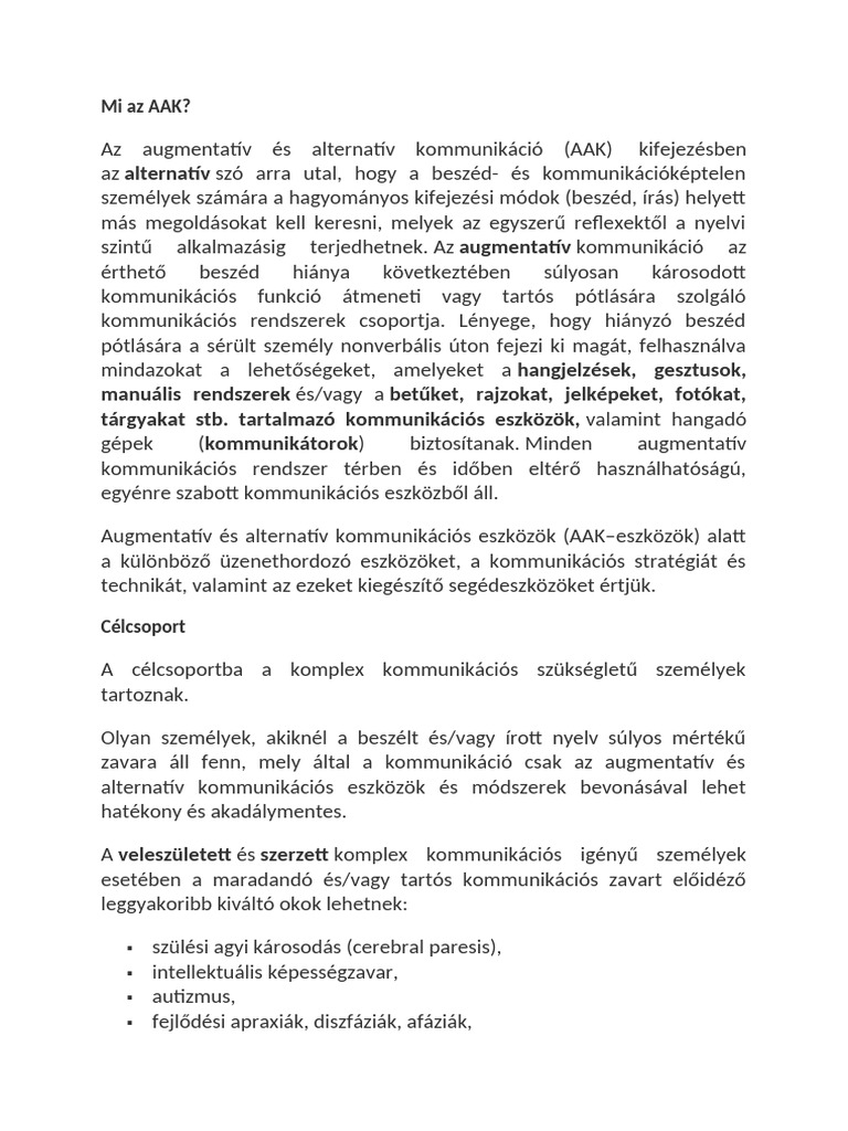 Mi Az AAK | PDF