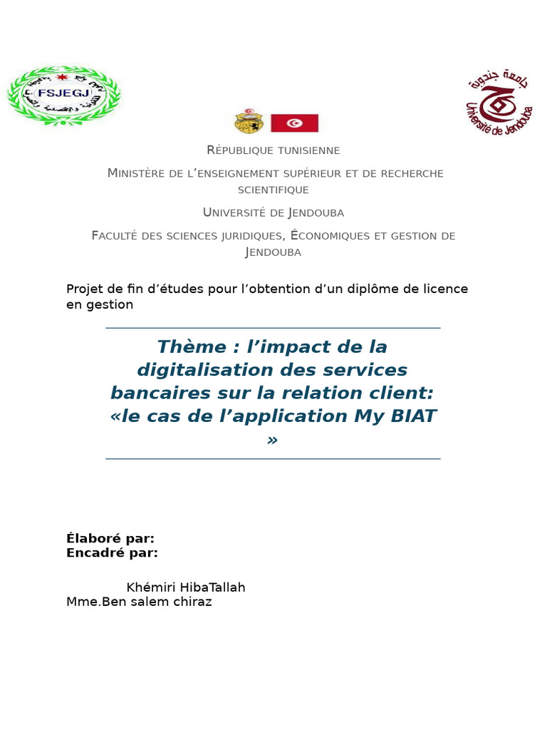 Impact de My BIAT sur la relation client | PDF