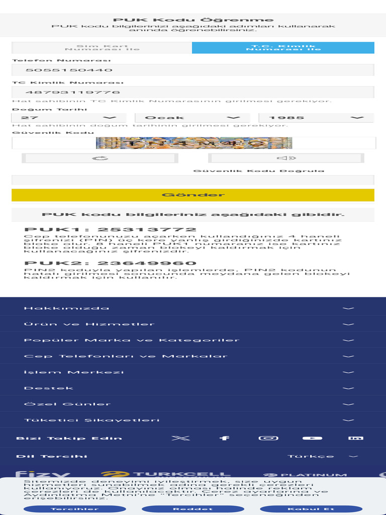 PUK Kodu Öğrenme | PDF