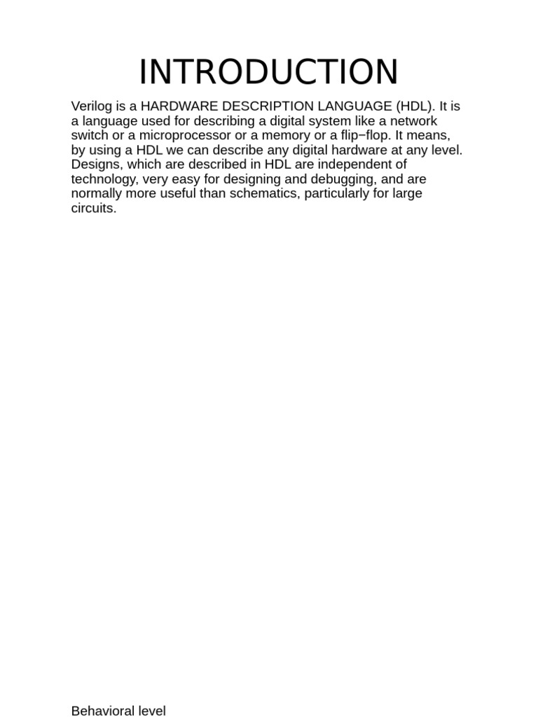 VERILOG | PDF | Hardware Description Language | Formal Verification