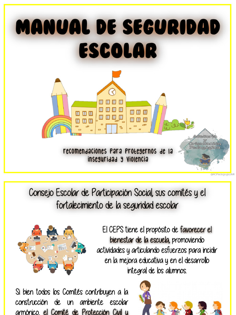 Seguridad Escolar: Prevención y Protección | PDF | Valores | Escuelas
