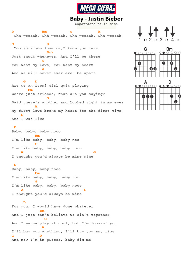 Justin Bieber's "Baby" Lyrics Analysis | PDF