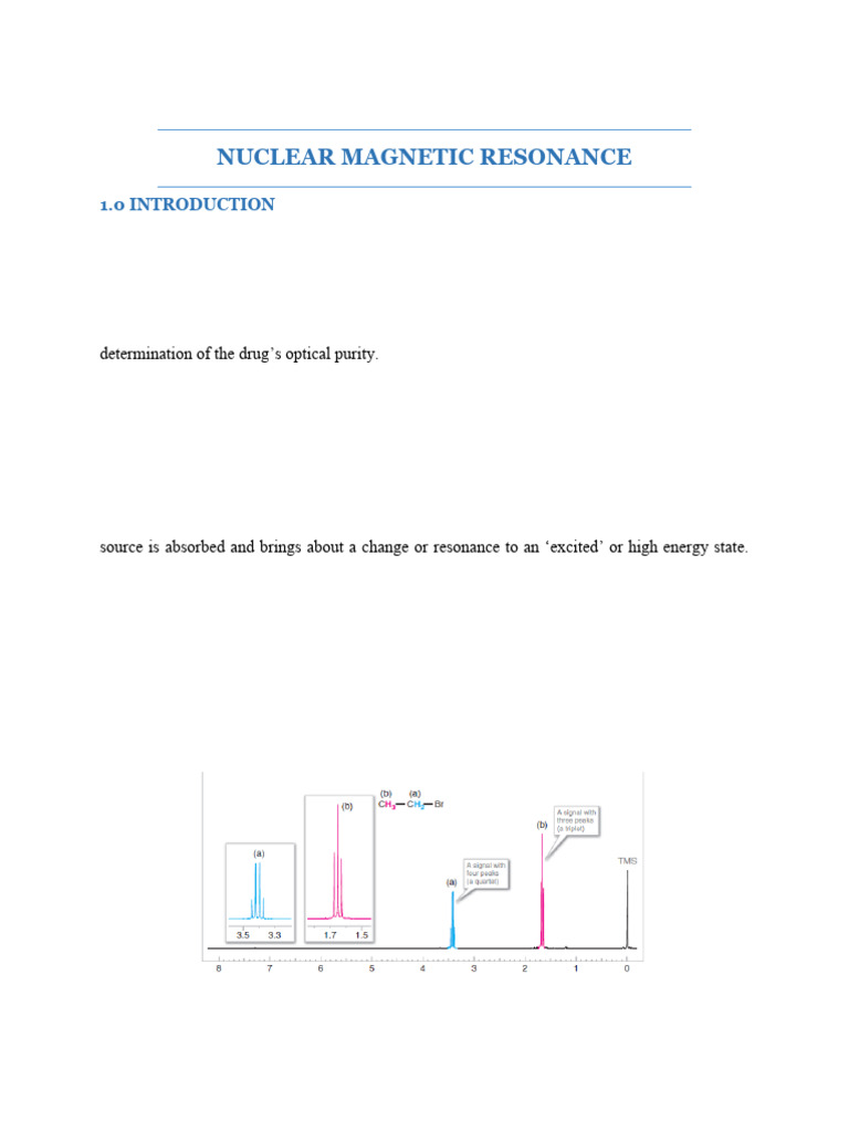 Nuclear Magnetic Resonance | PDF | Nuclear Magnetic Resonance ...