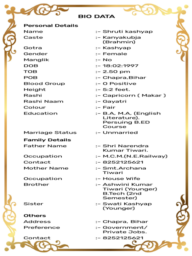 Biodata 21 | PDF