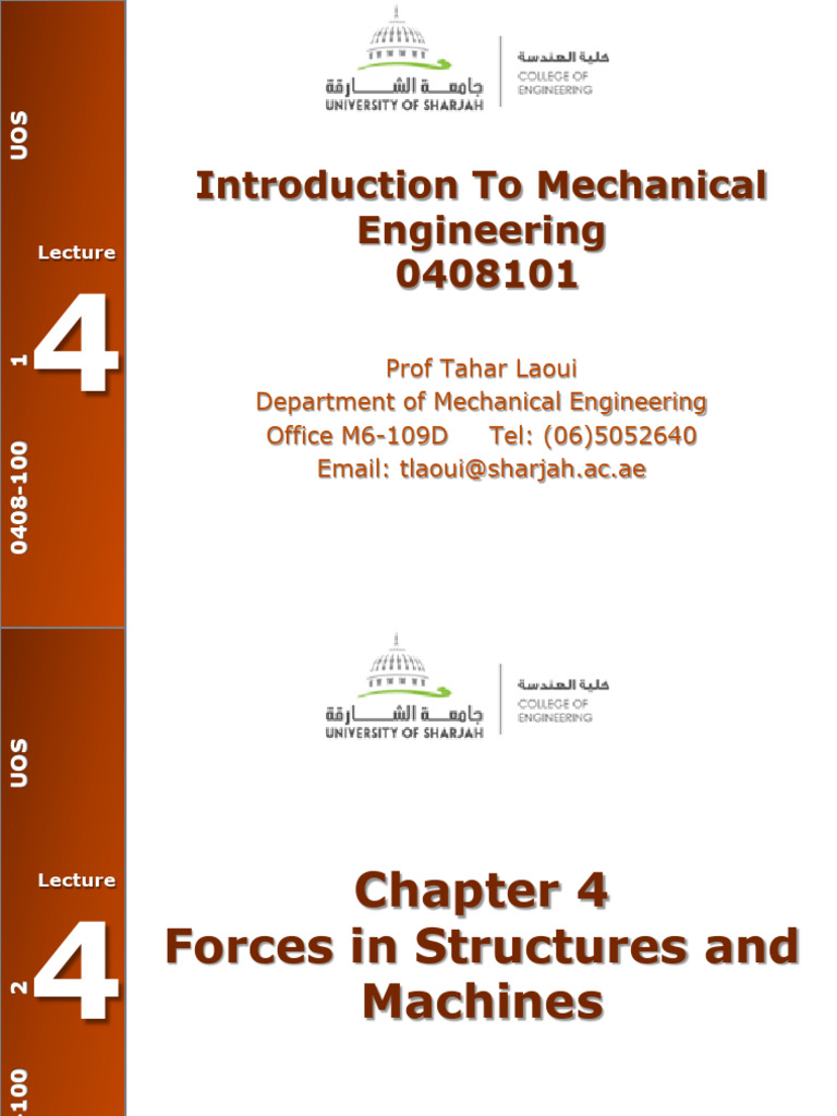 Forces in Mechanical Engineering | PDF | Force | Torque