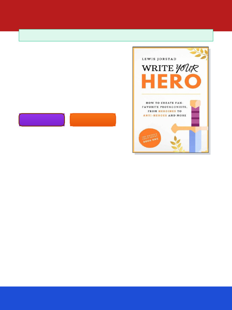 WRITE YOUR HERO 1st Edition Lewis Jorstad Ebook Latest 2025 Digital ...