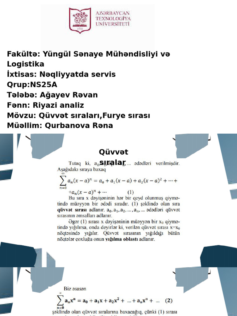 Revan Riyazi Analiz 2 | PDF