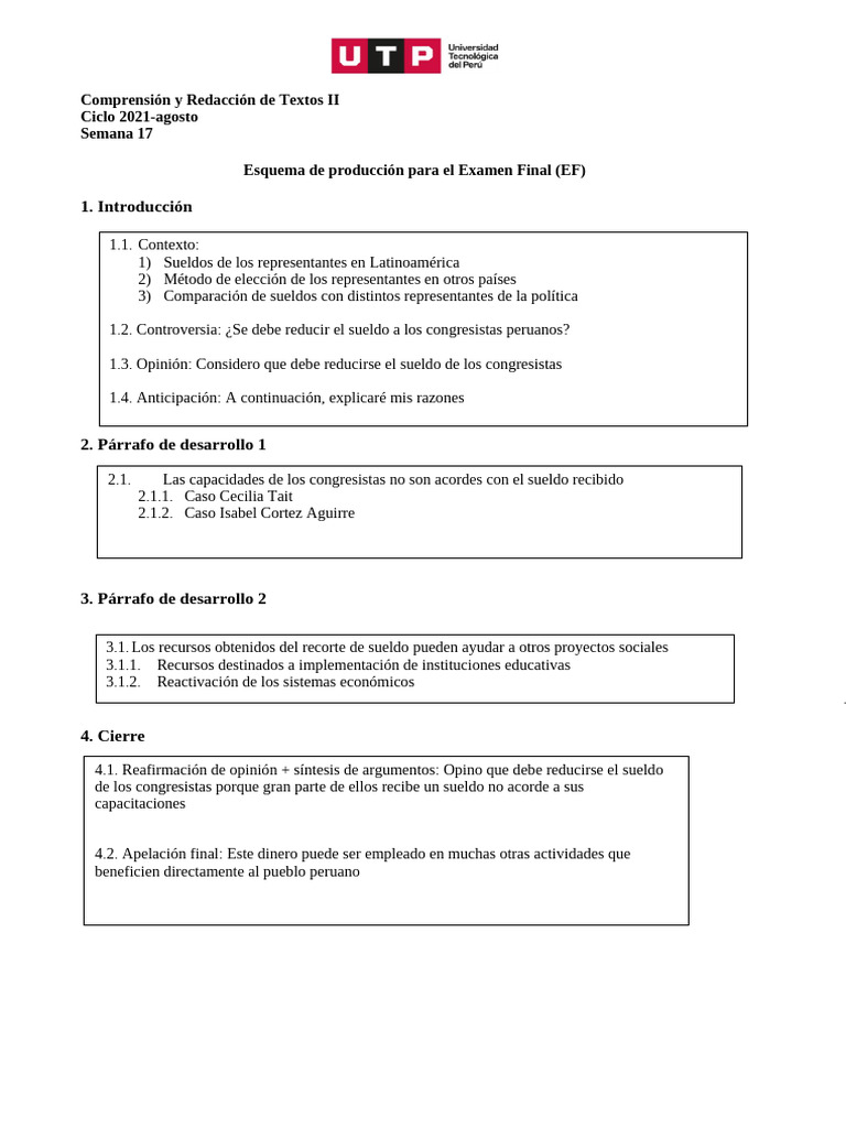 Examen Final Esquema | PDF