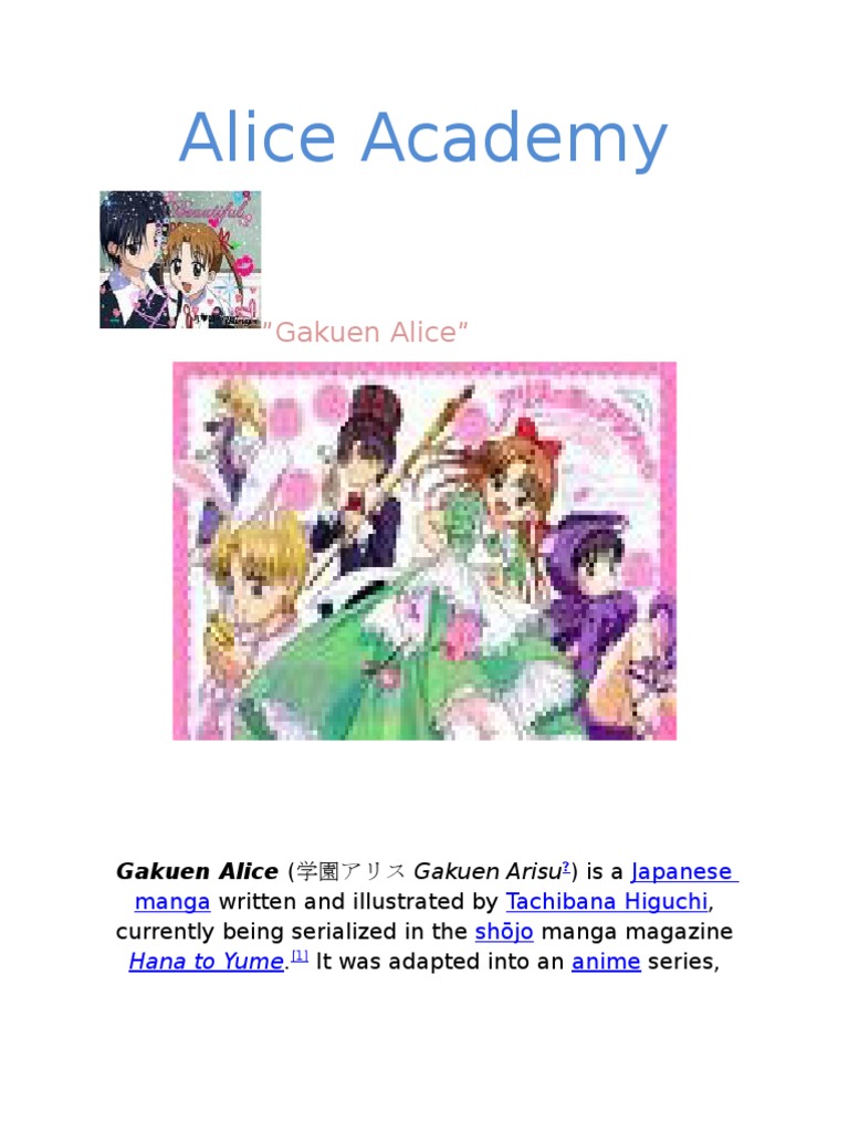 Alice Academy | PDF | Leisure