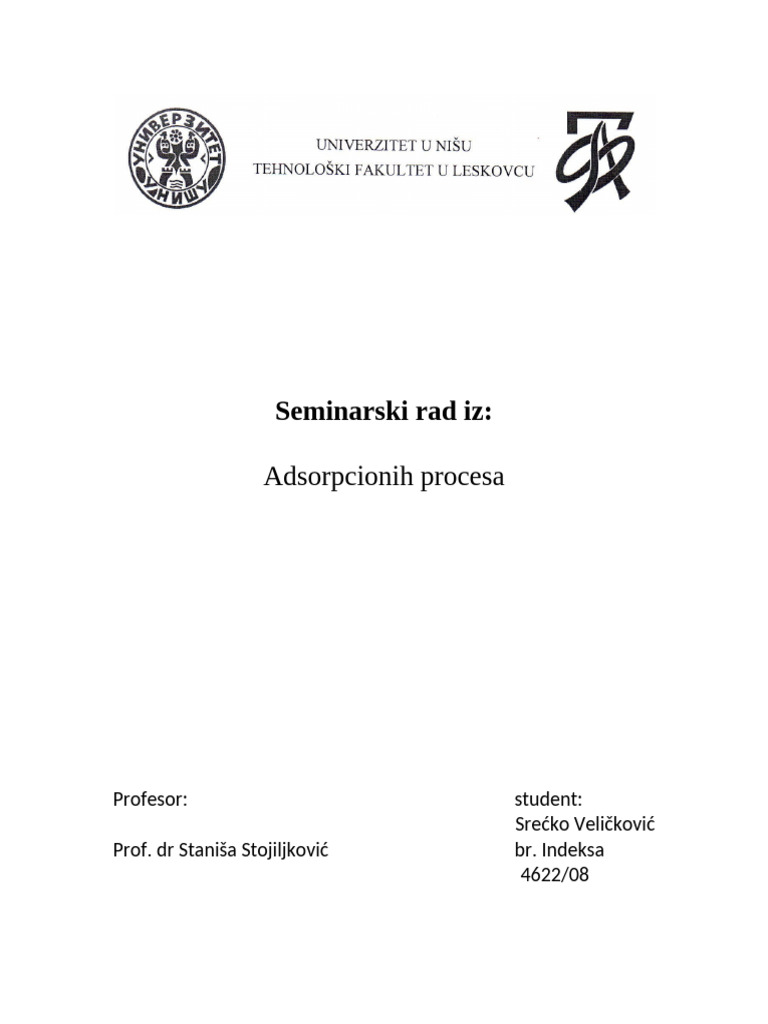 Seminarski Rad Iz | PDF