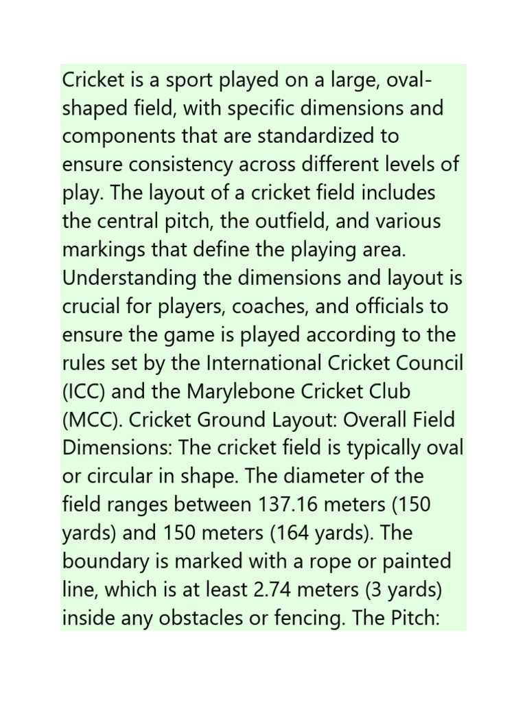 New Microsoft Office Word Document | PDF | Bowling (Cricket) | Cricket