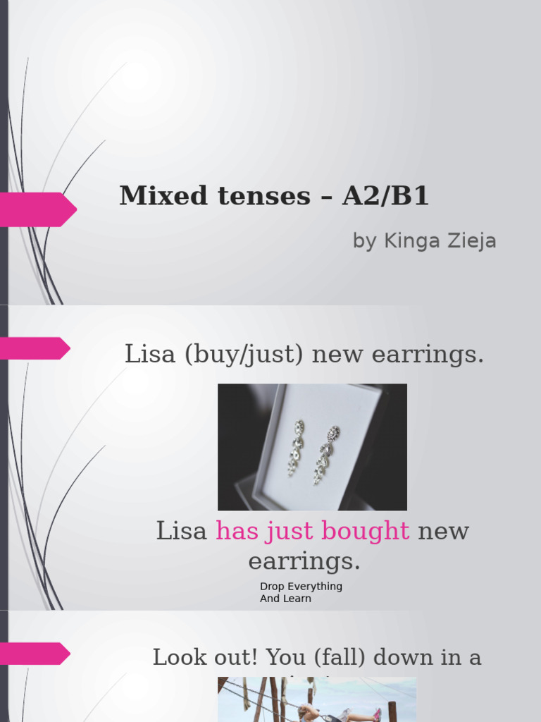 Mixed Tenses A2-B1 | PDF | Linguistic Typology | Languages