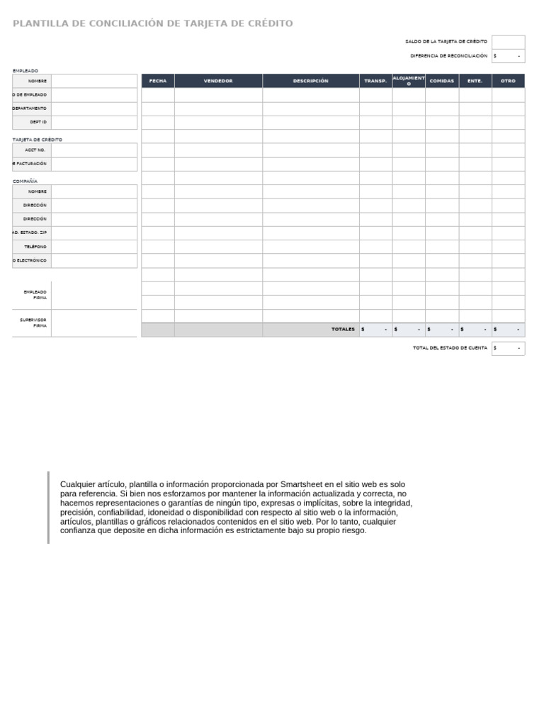 IC Credit Card Reconciliation 27037 - ES | PDF