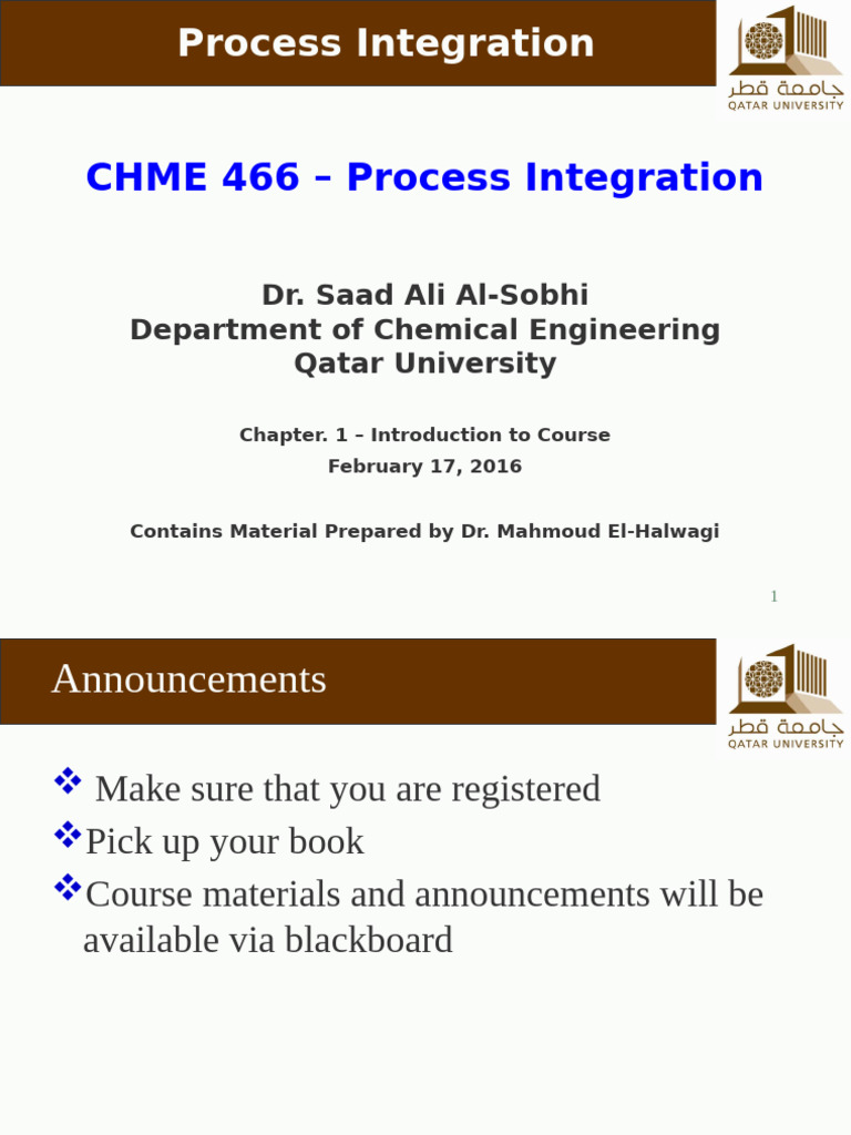 Process Integration in Chemical Engineering | PDF | Pyrolysis | Chemistry