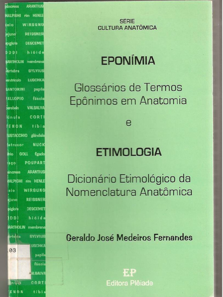 Eponimia - Geraldo Fernandes | PDF