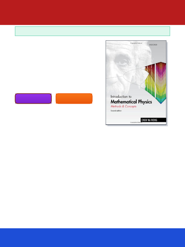 Introduction To Mathematical Physics Methods and Concepts 2nd Ed 2nd ...
