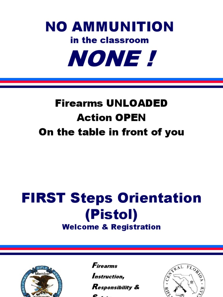 Pistol Safety and Operation Basics | PDF | Career & Growth | Self ...
