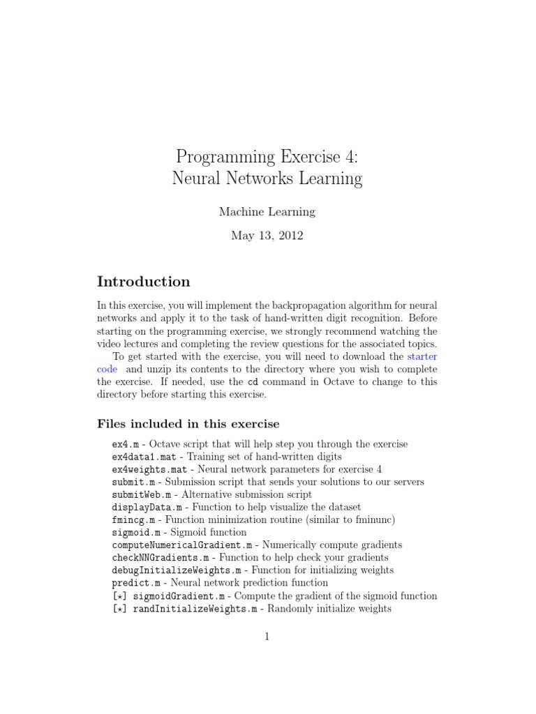 Neural Network Digit Recognition | PDF | Artificial Neural Network ...