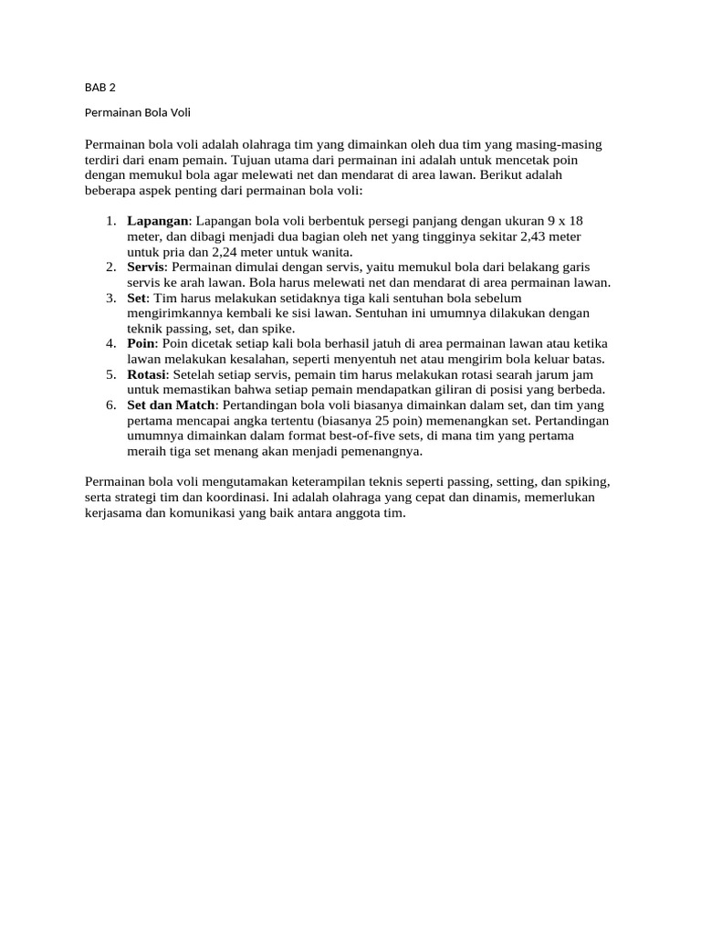 BAB 2 PJOK kelas 9 | PDF