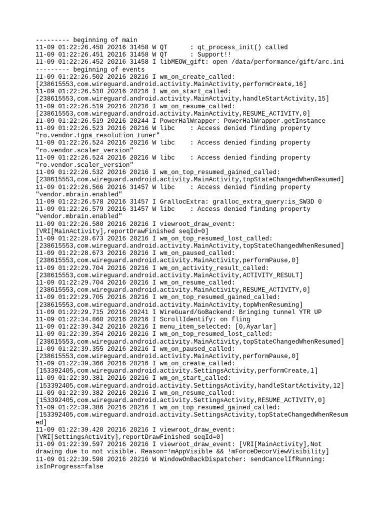 Wireguard Log | PDF | Computing | Linux