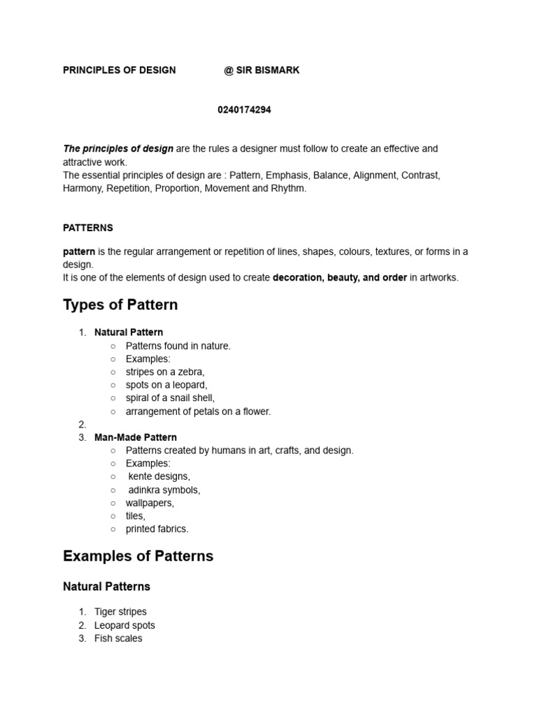 Key Design Principles Explained | PDF | Pattern | Symmetry