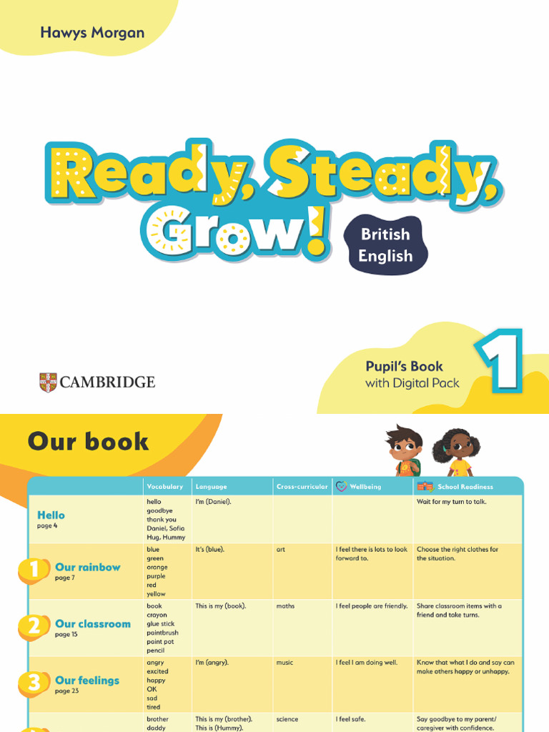 Ready Steady Grow 1 Pupils Book Unlocked | PDF