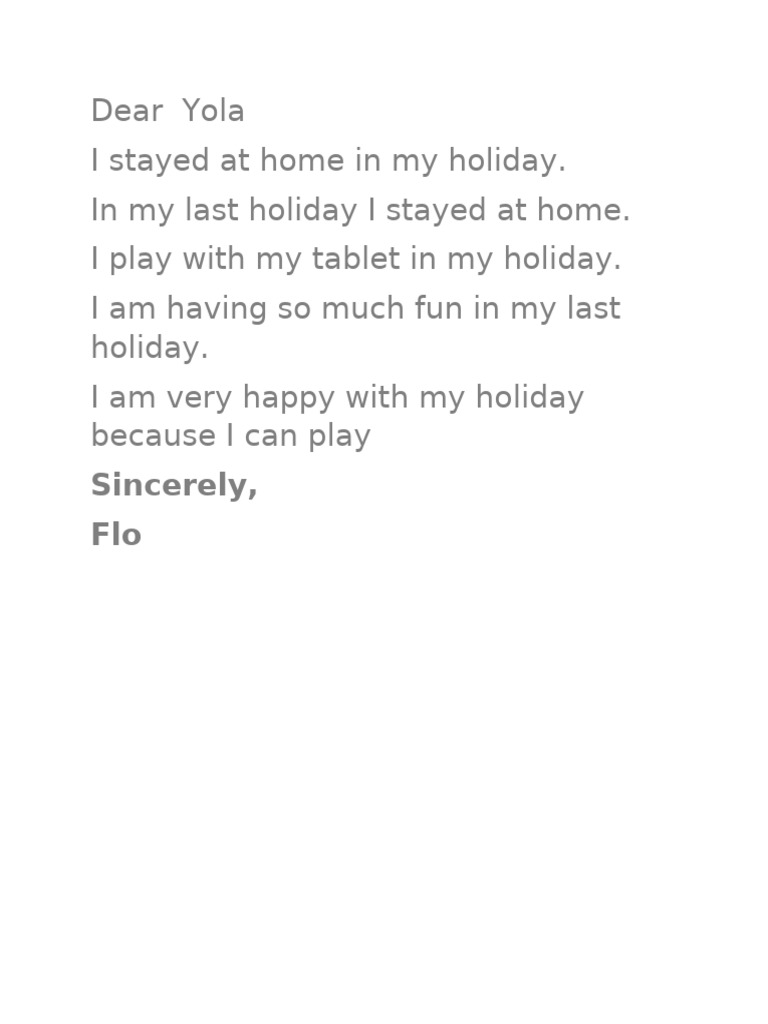 Letter Flo | PDF