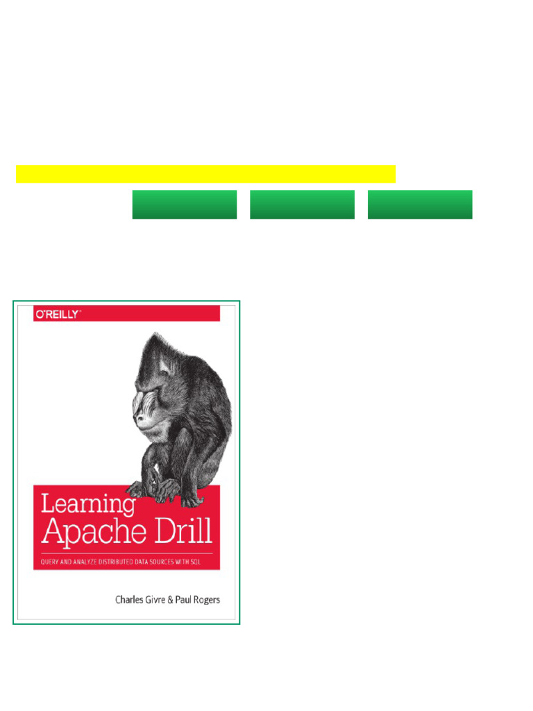 (Ebook) Learning Apache Drill: Query and Analyze Distributed Data ...