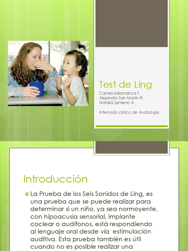 Test de Ling SD | PDF | Densidad espectral | Sonido