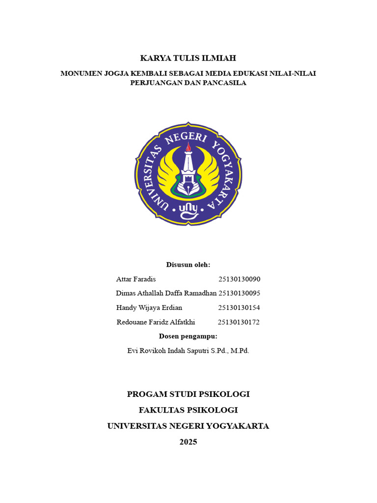 Kti Pancasila Kel 1 | PDF