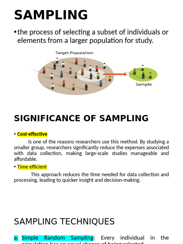 Sampling | PDF