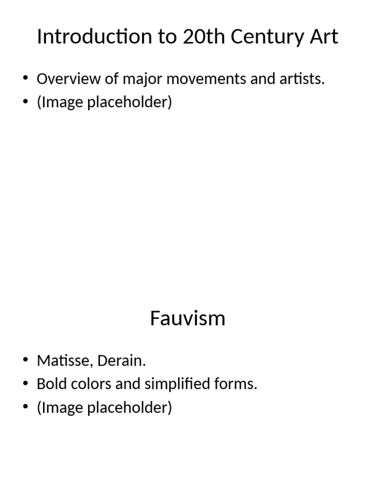 20th Century Art 15 Slide | PDF