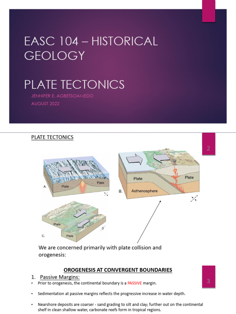 Easc 104 - Mountain Building | PDF | Plate Tectonics | Structure Of The ...