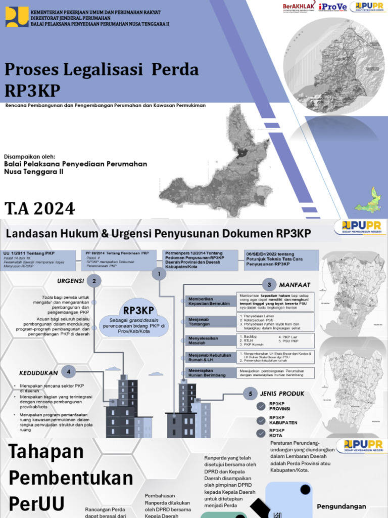 Proses Legalisasi RP3KP 2024 NTT | PDF