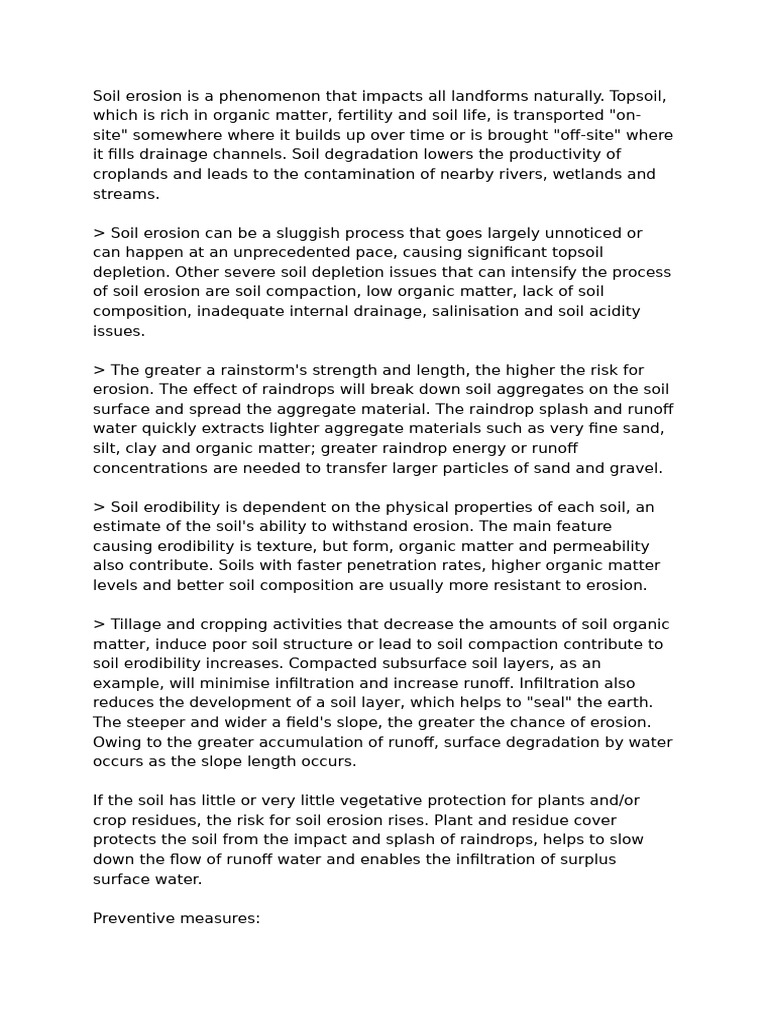 Sample2 | PDF | Soil | Erosion