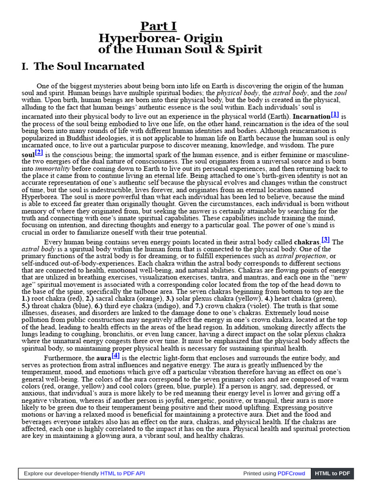 Human Soul and Spiritual Bodies Explained | PDF | Soul | Chakra