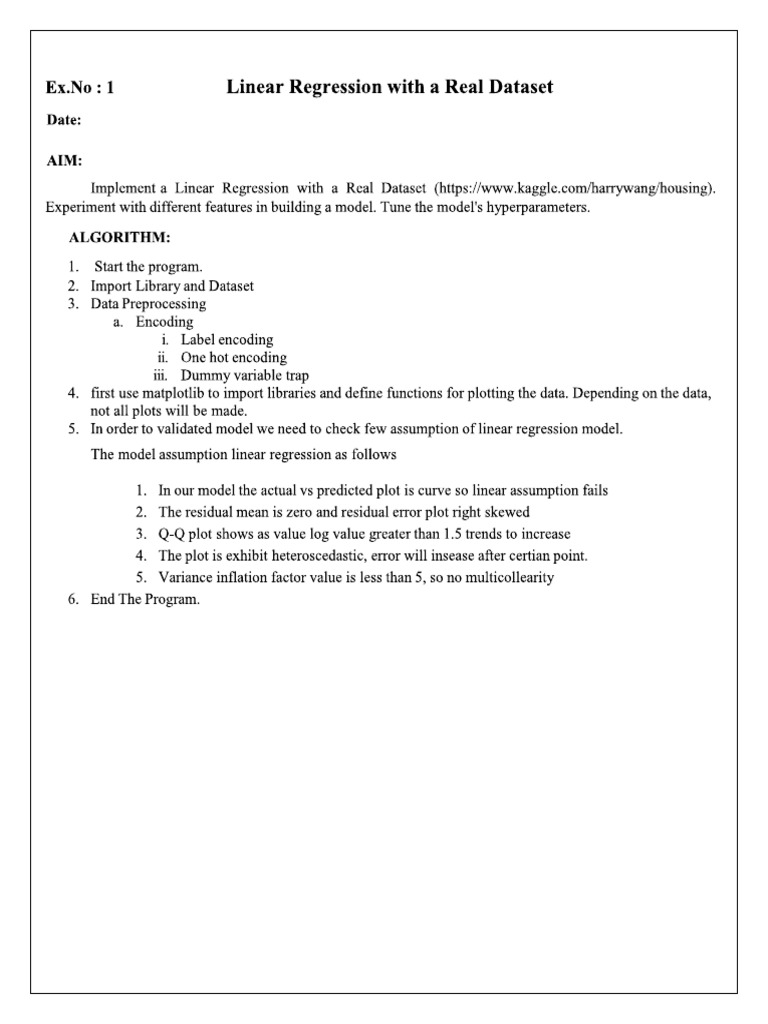 Cp4252 Machine Learning Lab Manual | PDF