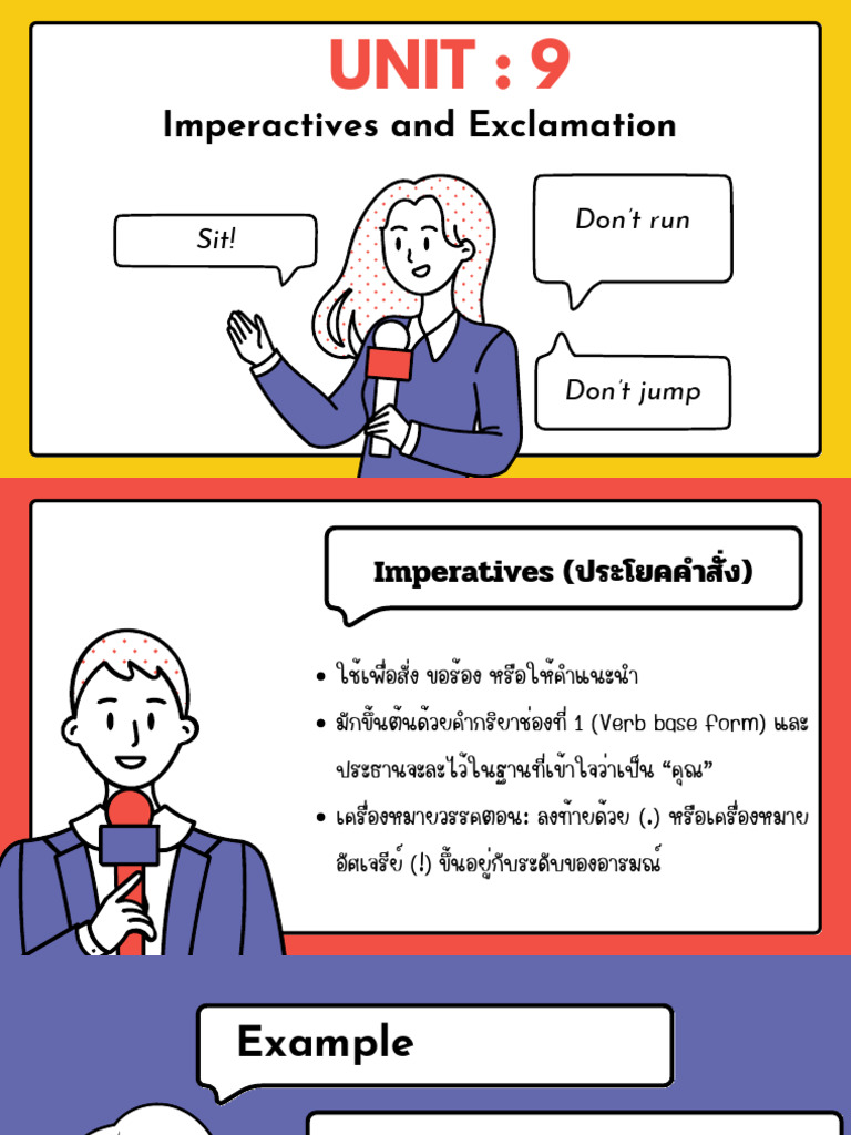 Unit 9 Imperatives and Exclamations | PDF