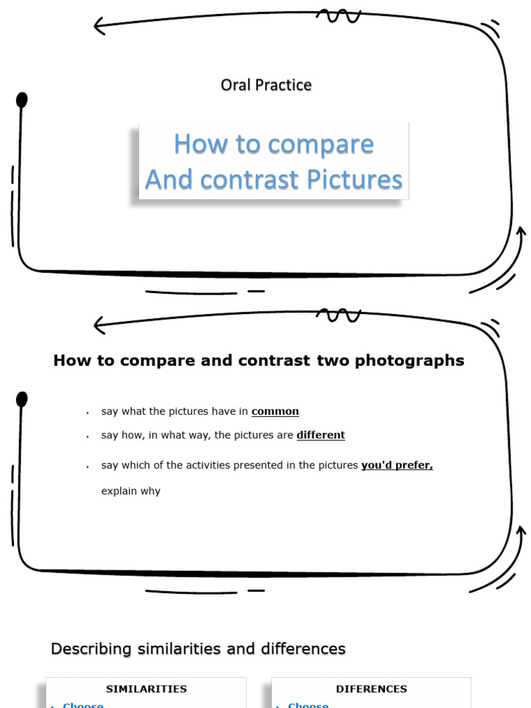 How To Compare and Contrast Pictures | PDF
