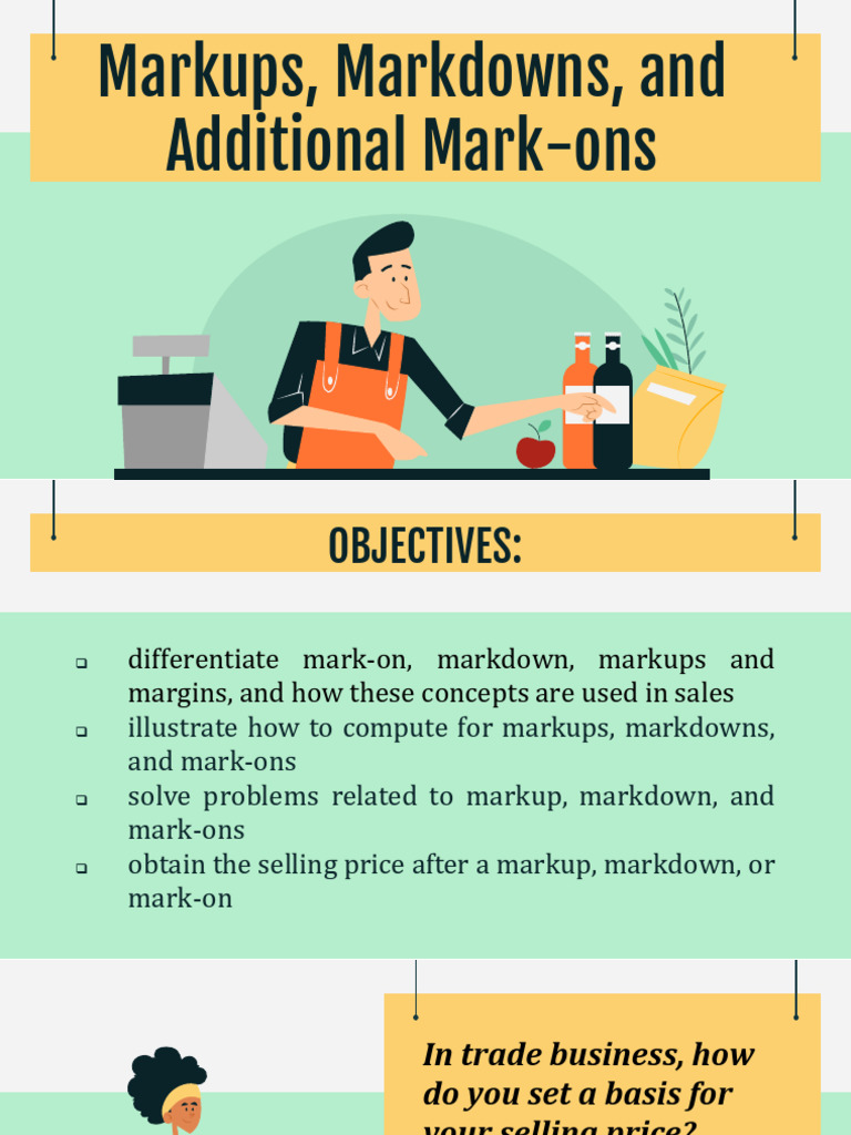 Understanding Markups, Markdowns, and Mark-ons | PDF | Prices | Profit ...