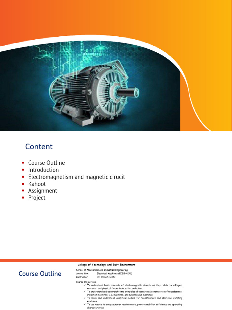L-1 - Elec Machine | PDF | Magnetic Field | Magnetism