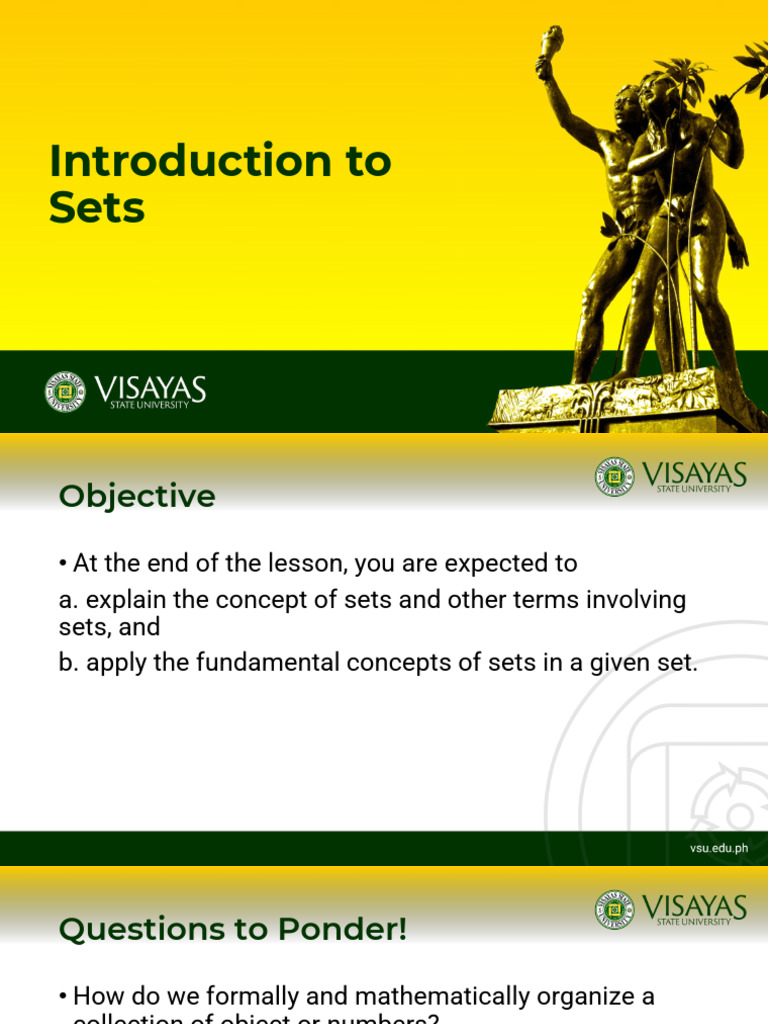 Introduction to Set Theory Concepts | PDF | Axiom | Mathematics