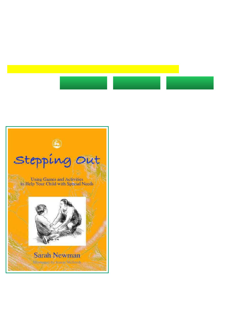 Stepping Out Using Games and Activities To Help Your Child With Special ...